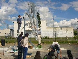 10m² Scheffler Reflector for Research at ENSIP